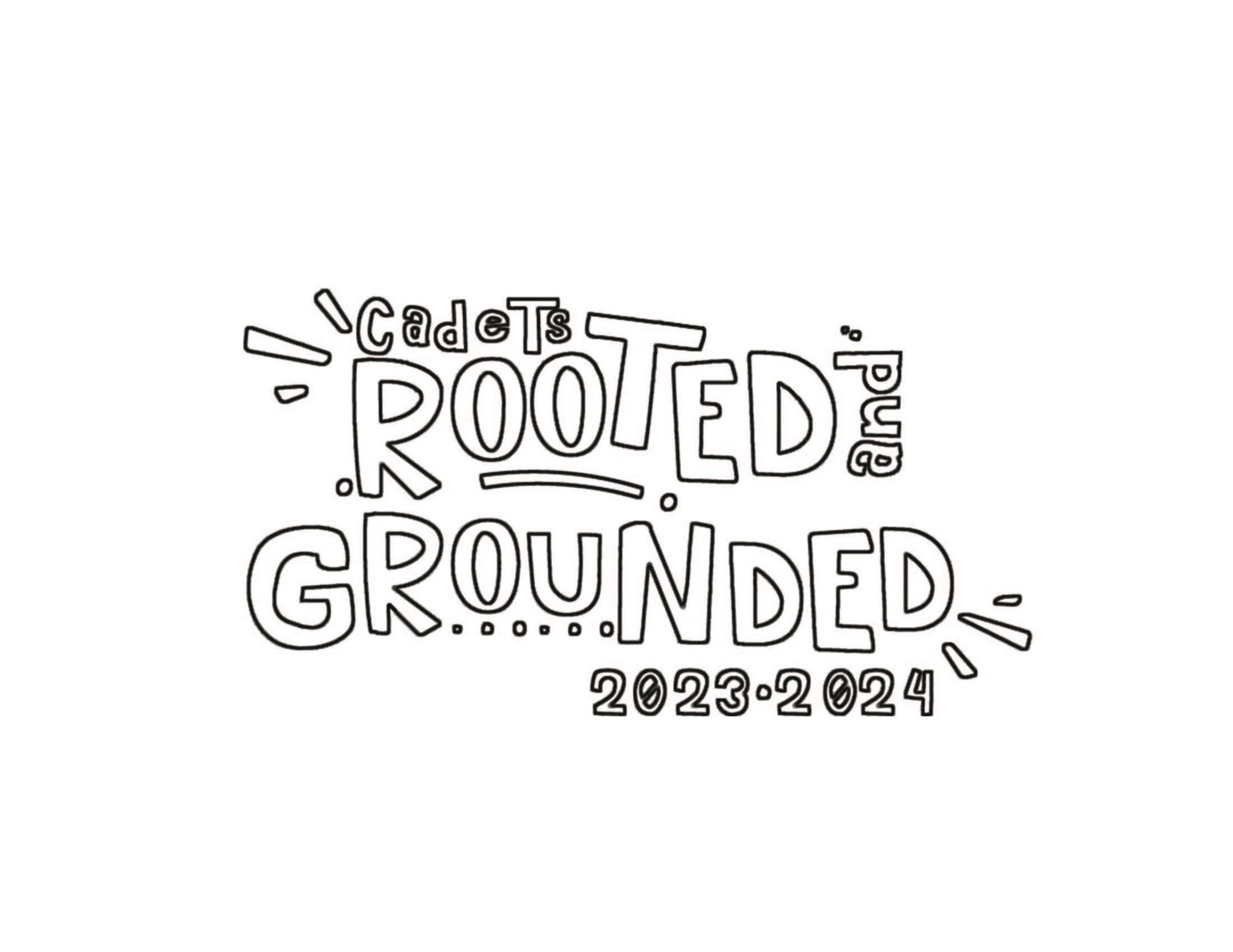 Bonus Activity - ROOTED and GROUNDED coloring pages - Cadets