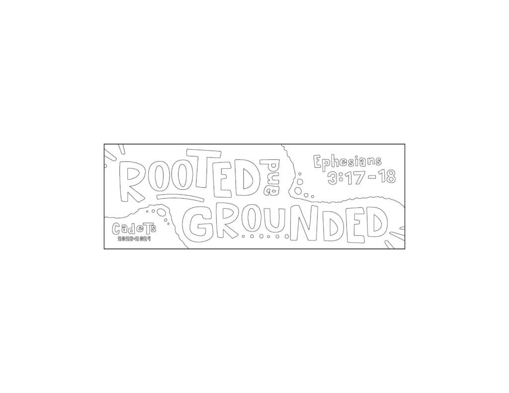 Bonus Activity - ROOTED and GROUNDED coloring pages - Cadets