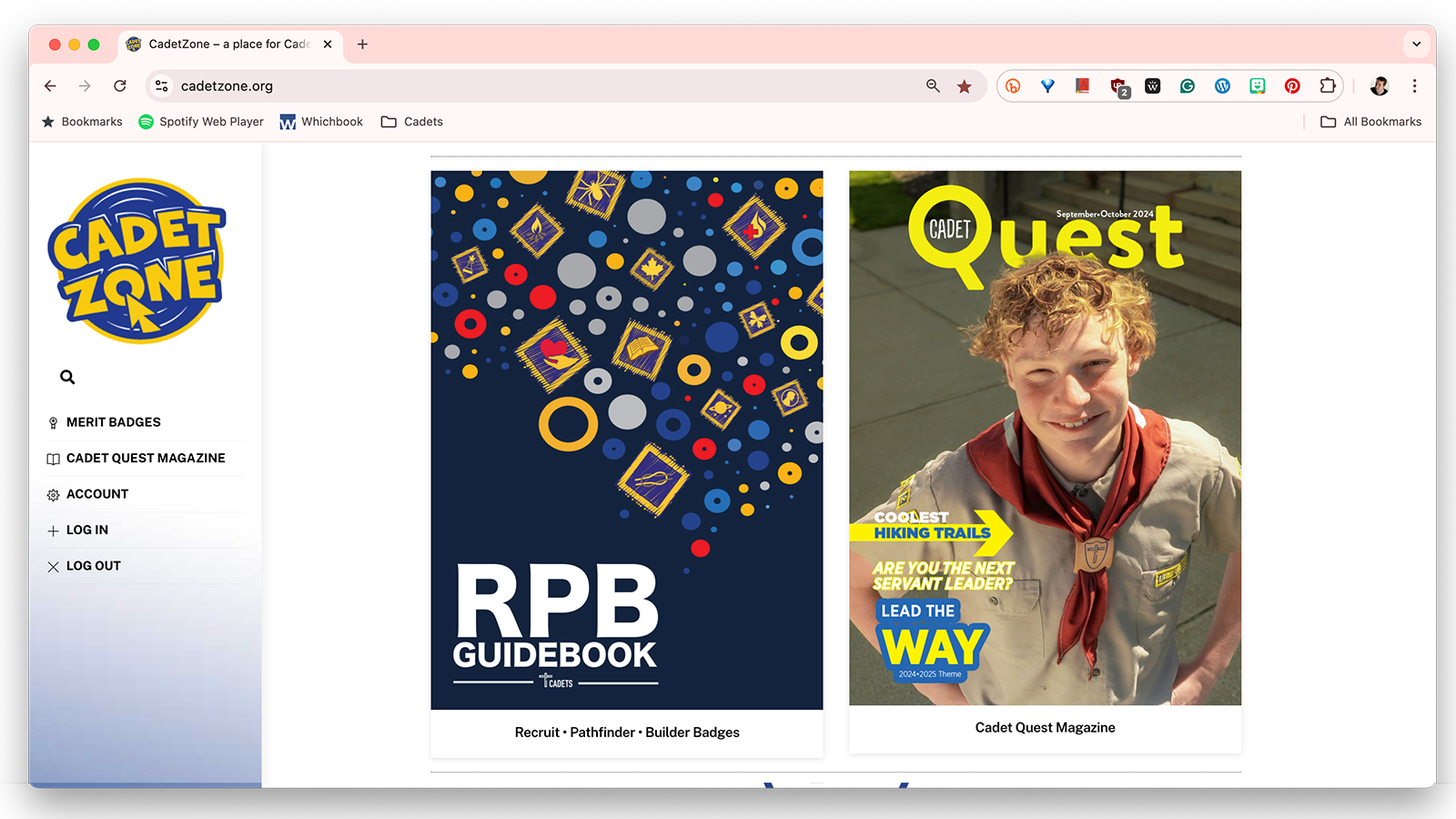 CadetZone 2024-2025 - Cadets