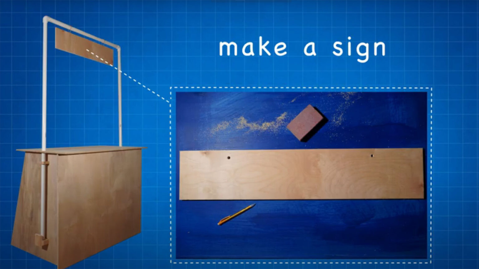 Summer Project - Foldable Event Stand - Cadets